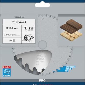 Bosch 2608640582 Circular Saw Blade"Top Precision" Opwoh 5.11inx20mm 20T