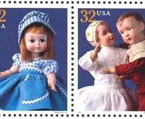 Classic American Dolls (Sheet of 15) 32 Cent US Postage Stamps 1997 Scott #3151