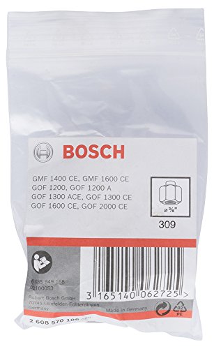 Bosch 2608570106 Routers Collet Set, 3/8", Black/Silver