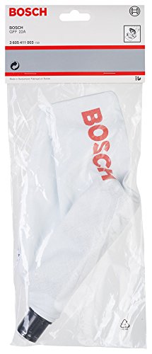 Bosch 3605411003 Dust Bags including Adapter GFF 22 A, 45cm x 40cm x 15cm, White