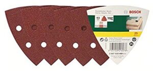 bosch 2607019489 sanding pad set of 25 piece for delta 93 sanders grain: 80