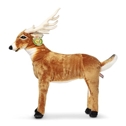 Melissa & Doug Giant Deer - Lifelike Stuffed Animal (over 3 feet long)