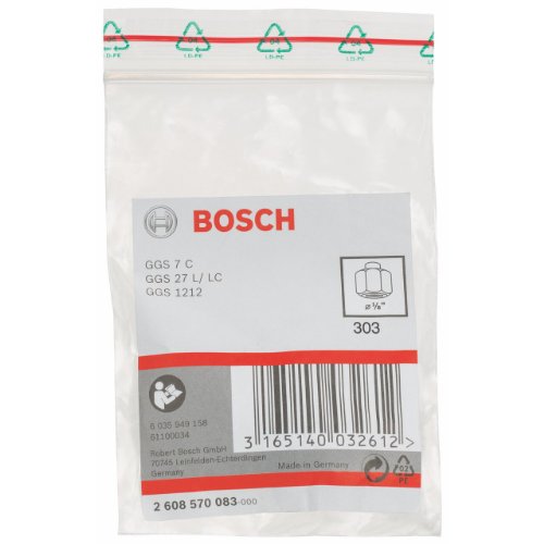 Bosch 1x Collet with Locking nut (Ø 1/8'', Accessories for Straight Grinders)