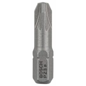 bosch 2607001565 extra hard screwdriver bit, pz 3, 25mm length, blue