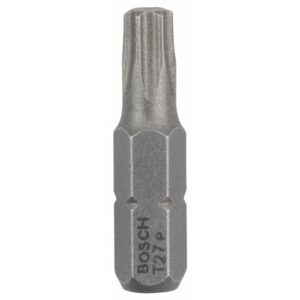 bosch 2607002498 extra hard screwdriver bit, t27, 25mm length, blue