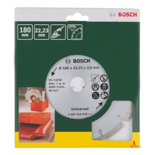 Bosch 2607019476 180mm Promoline Diamond Blade, Silver