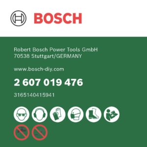 Bosch 2607019476 180mm Promoline Diamond Blade, Silver