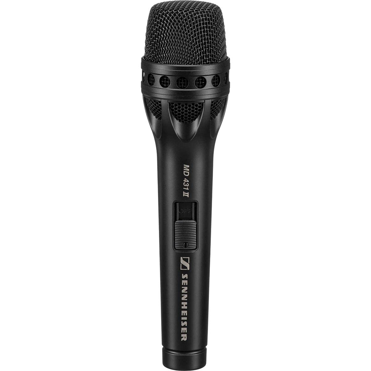 Sennheiser MD431-II Super-Cardioid Handheld Dynamic Microphone,Black