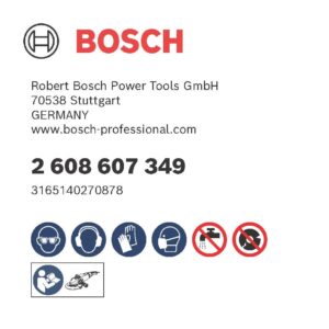 Bosch 2608607349 22 mm Metal Flap Disc for Angle Grinders