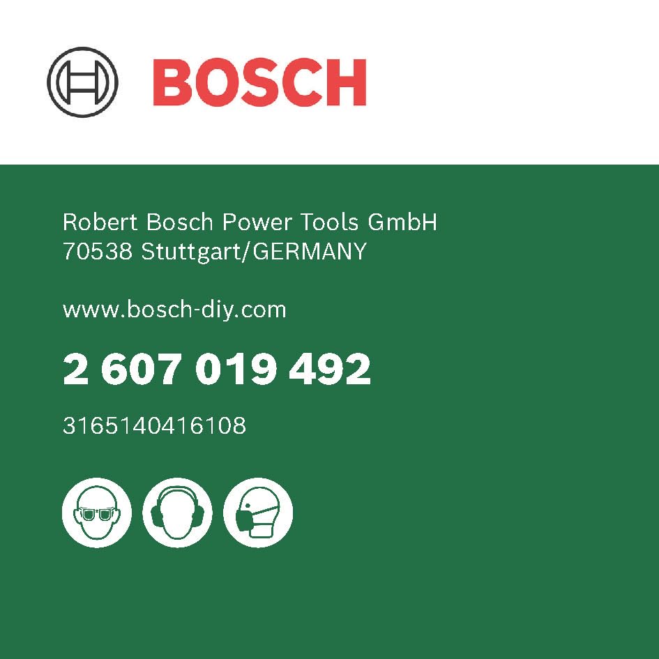 Bosch DIY Schleifblatt verschiedene Materialien für Exzenterschleifer (25 Stück, Ø 125 mm, Körnung 60)