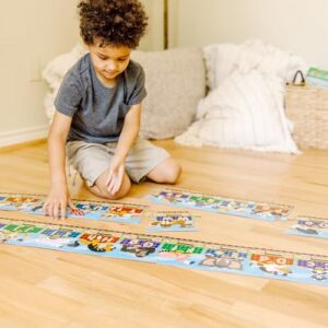 Melissa & Doug Alphabet Express Jumbo Jigsaw Floor Puzzle (27 pcs, 10 feet long) - FSC Certified