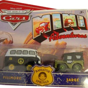 Disneys Cars Mini Adventures 2 Pk Radiator Springs | Fillmore & Sarge