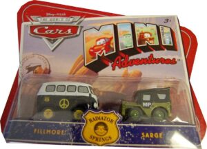 disneys cars mini adventures 2 pk radiator springs | fillmore & sarge