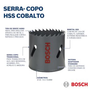 Bosch 2608584124 Holesaw of Hss-Bimetall 2.76In