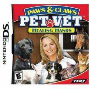 paws & claws pet vet healing hands - nintendo ds