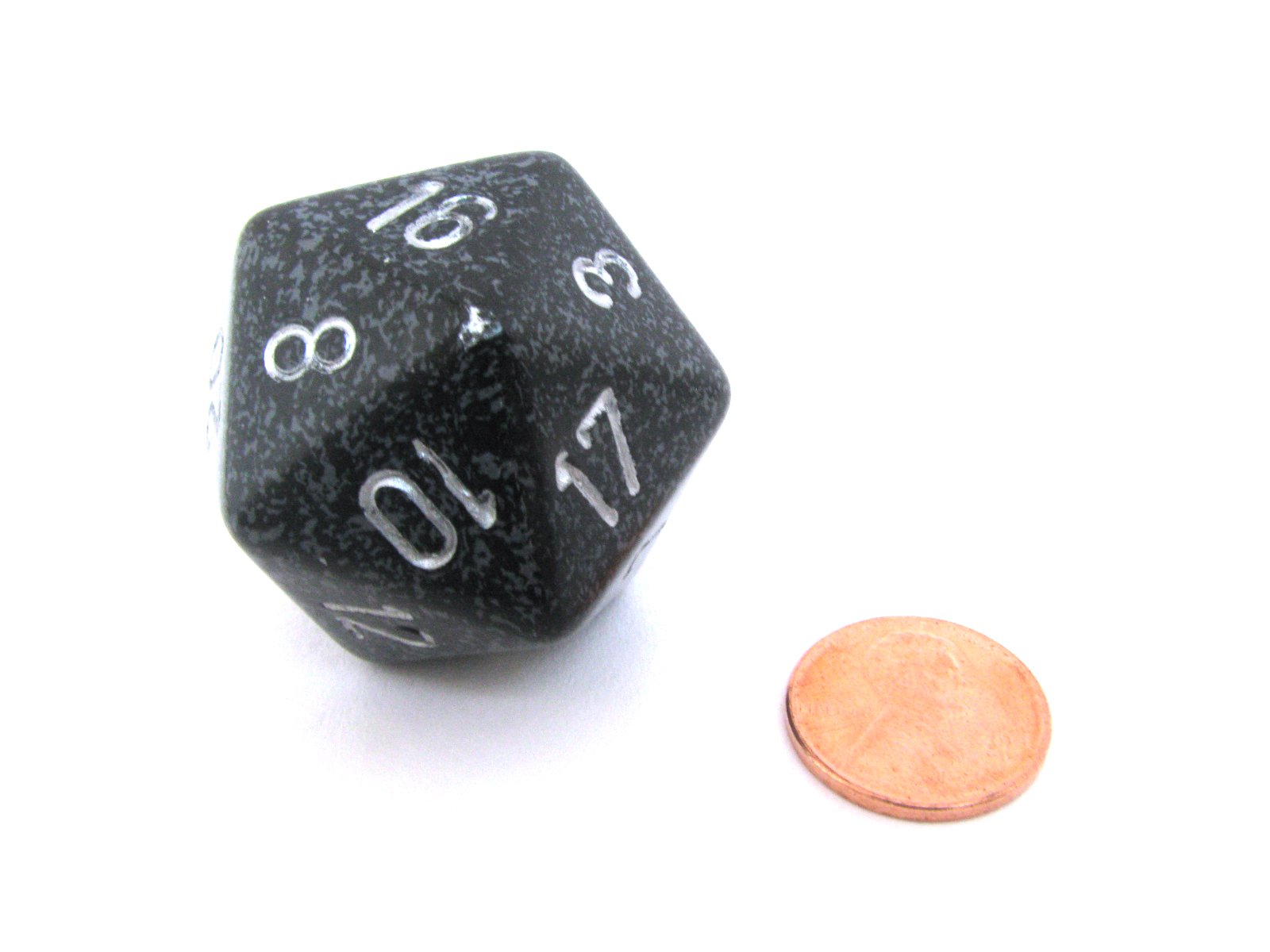 Jumbo d20 Counter - Speckled 34mm Dice: Ninja