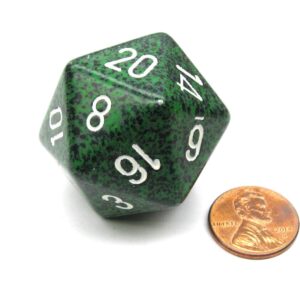 Jumbo d20 Counter - Speckled 34mm Dice: Recon