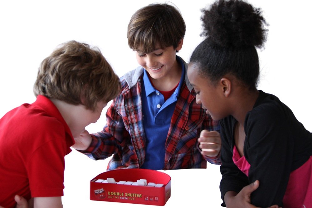 Blue Orange Games Double Shutter Shut The Box Dice Game, Fun Math and Strategy Family Game 1 to 4 Players for Ages 8+