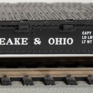 Bachmann Trains - 52' Flat Car - CHESAPEAK & OHIO - HO Scale