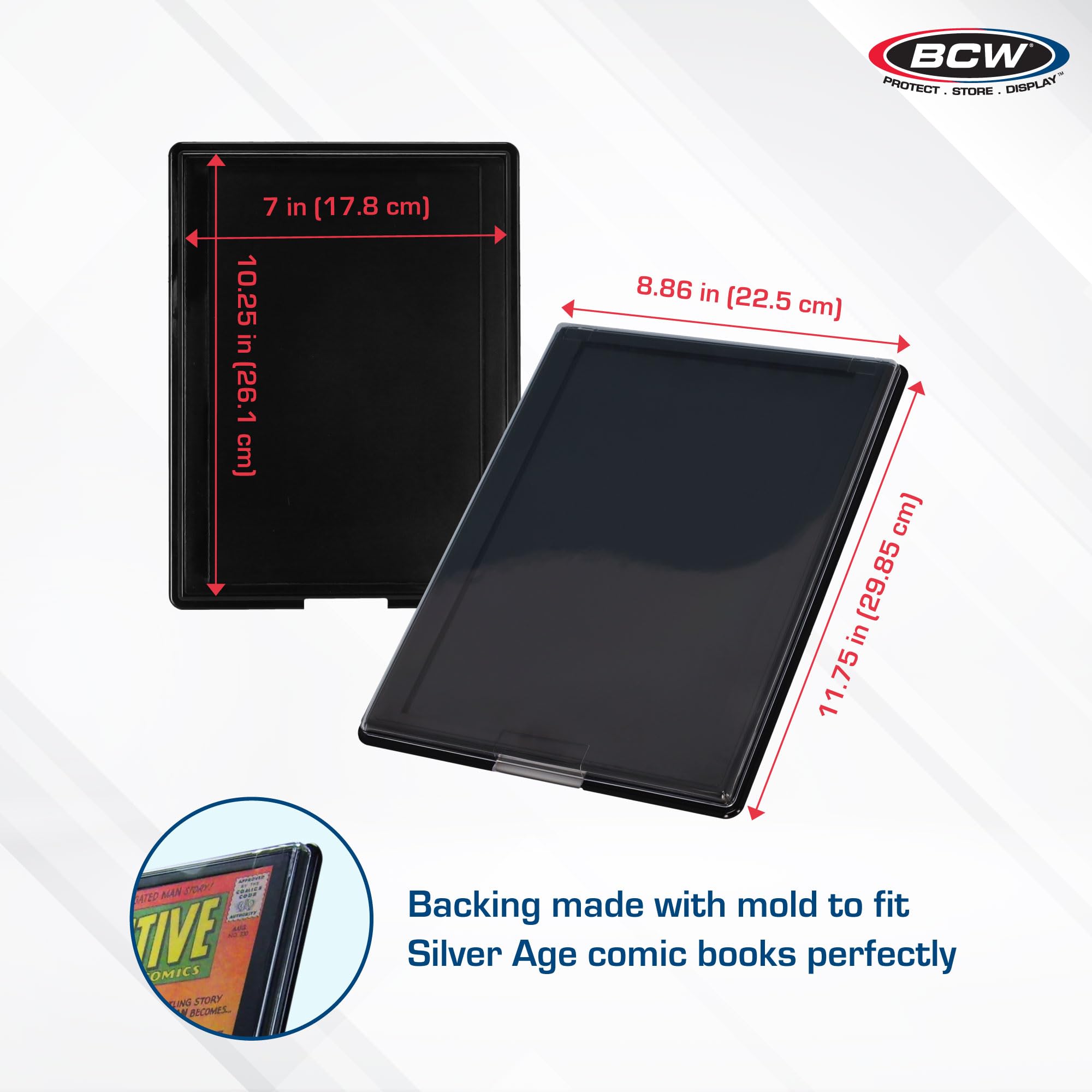 BCW Comic Book Showcase Frame - 1 Pack| Current/Modern Age Comic Book Display Frame | Comic Book Showcase Display Case | Comic Book Holder Picture Frame | Comic Book Frames for Wall