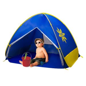 schylling uv play shade, spf 50+, ultra portable , blue