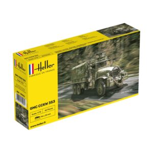 heller gmc cckw 353 military truck with canvas-type cover (1/72 scale)