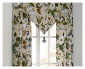 waverly garden images parchment ascot valance