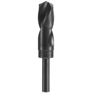 bosch bl2195 1-piece 1-1/16 in. x 6 in. fractional reduced shank black oxide drill bit for applications in light-gauge metal, wood, plastic