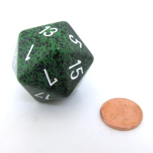 Jumbo d20 Counter - Speckled 34mm Dice: Recon