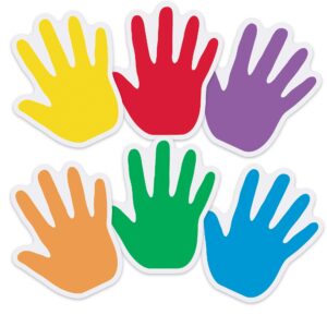 Learning Resources Helping Hands Pocket Chart, 30 Card, Classroom Organization, Teacher Accessories,Teacher Supplies for Classroom,Back to School Supplies