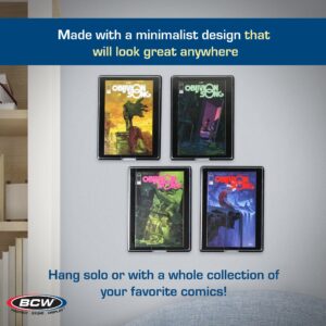 BCW Comic Book Showcase Frame - 1 Pack| Current/Modern Age Comic Book Display Frame | Comic Book Showcase Display Case | Comic Book Holder Picture Frame | Comic Book Frames for Wall