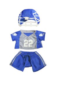 football uniform outfit teddy bear clothes fits most 14" - 18" build-a-bear and make your own stuffed animals