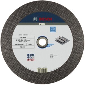 bosch 2608600542 "expert" cutting disc for metal, 0 v, black, 350 x 2.8 x 25.4 mm