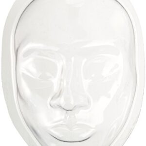 Roylco Plastic Make-A-Mask Multi-Cultural Mask Forms, Clear, Set of 10