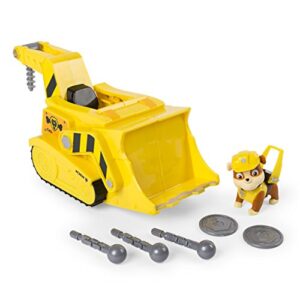 paw patrol - flip & fly rubble, 2-in-1 transforming vehicle