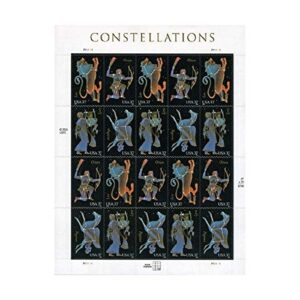 Constellations Sheet of Twenty 37 Cent Stamps Scott 3945-48