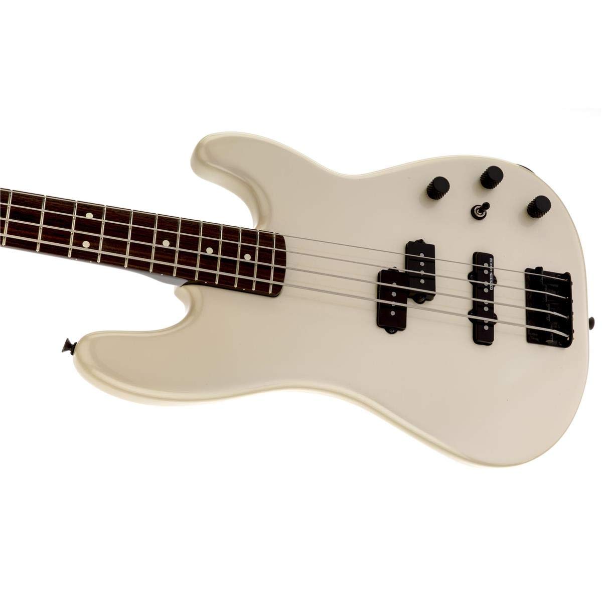 Fender Duff McKagen Precision Bass, Pearl White, Rosewood Fingerboard