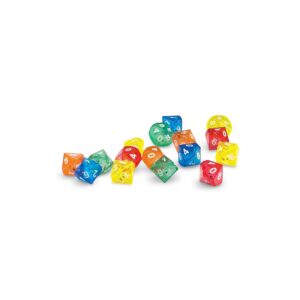 Learning Resources 10-Sided Dice in Dice Set, 3.0 H x 4.9 L x 4.9 W