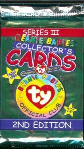 ty beanie babies series iii 2nd edition trading card pack - 10 cards per pack