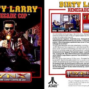 Dirty Larry Renegade Cop Atari Lynx