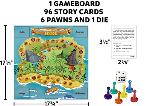 Edupress Learning Well Games Drawing Conclusions—Shipwrecked Game, Blue Levels 3.5-5.0