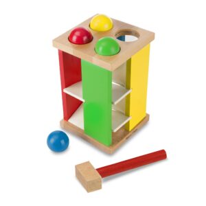 melissa & doug pound and roll tower | developmental toy | motor skills | problem solving | 2+ | gift for boy or girl