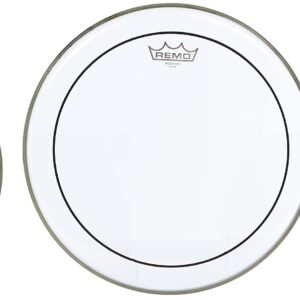 Remo PP-0920-PS Pinstripe Clear Tom Drumhead Pack - 10", 12" & 14"