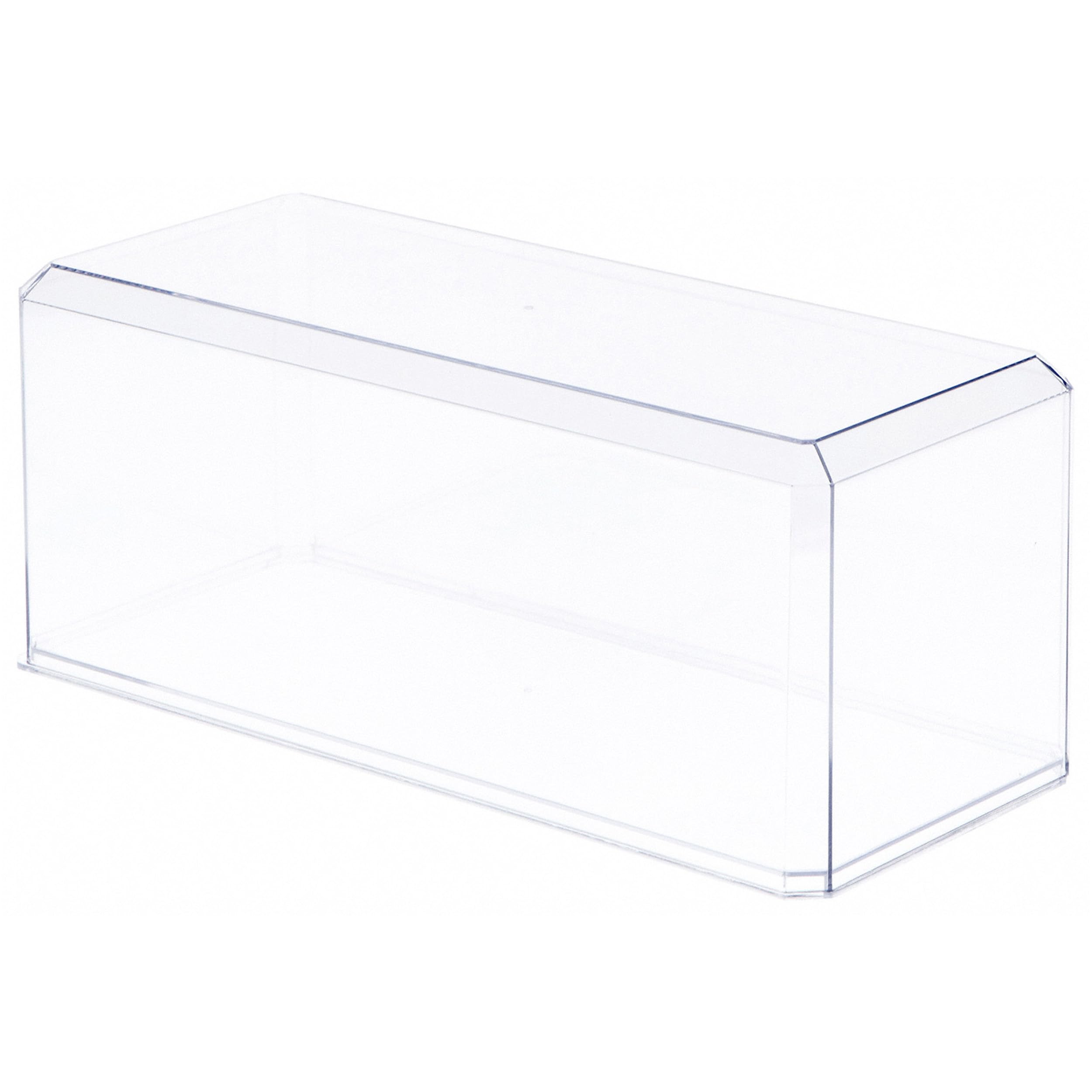 Pioneer Plastics 355C Clear Plastic Display Case for 1:18 Scale Cars, 13" W x 5.5" D x 5" H (Mailer Box)