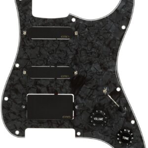 EMG SL20 Steve Lukather Prewired Guitar Pickguard Set, Black