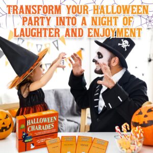 Anton Publications Halloween Charades The Ultimate Halloween Party Game for Adults, Friends, and Family - Spooky Fun with Halloween Movie Characters and TV Shows References