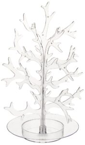 stunning clear plastic money tree centerpiece - 12" (1 count) - perfect for celebrations, fundraisers & gifts