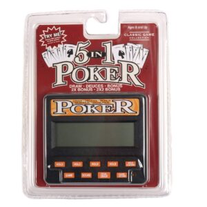 John N. Hansen Classic 5-in-1 Poker Electronic Games