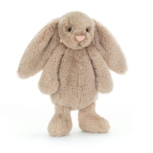 Jellycat Bashful Beige Bunny Stuffed Animal, Medium 12 inches | Rabbit and Bunny Plush Toy | Classic Children's Gift