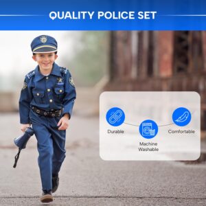 Dress Up America Police Costume for Kids - Police Officer Costume for Boys - Cop Uniform Set With Accessories